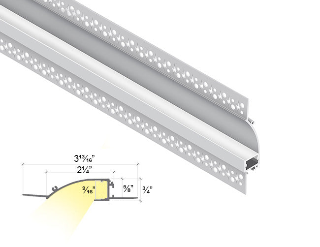 SKIRTING - BY 9819 Aluminum Channel + Milky Diffuser - 94" | GL LED US ...