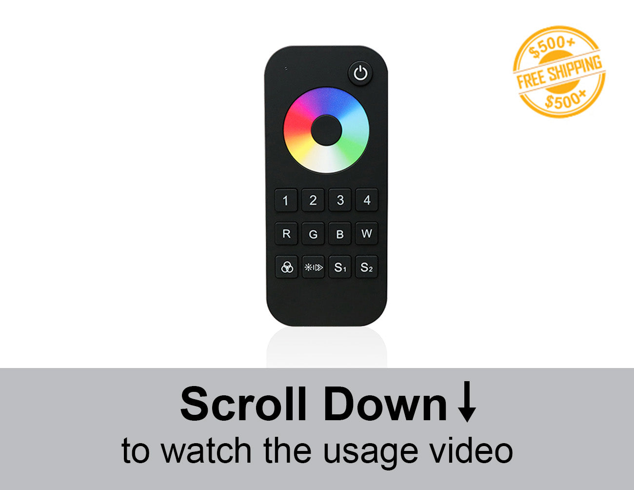 ALC - RT9 RGBW Remote Controller 4 Zones | GL LED US LIGHTING