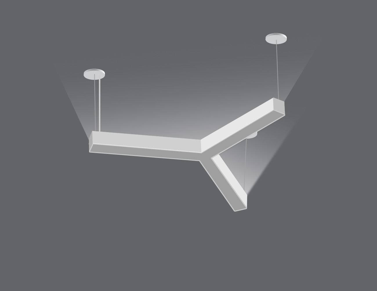 LED Linear Light - L8070 - Up Light - Y Shape | GL LED US LIGHTING