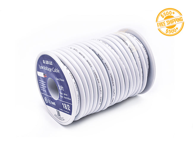 Class 2 In-wall 18AWG 2 Conductor Wire | GL LED US LIGHTING