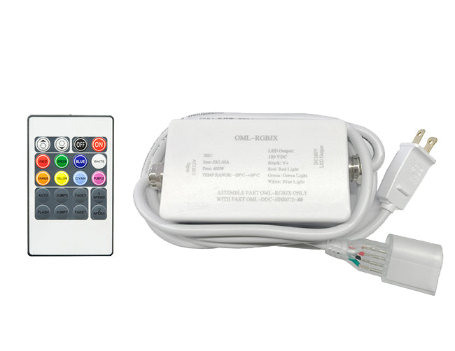 120V RGB LED Neon Remote Controller | GL LED US LIGHTING